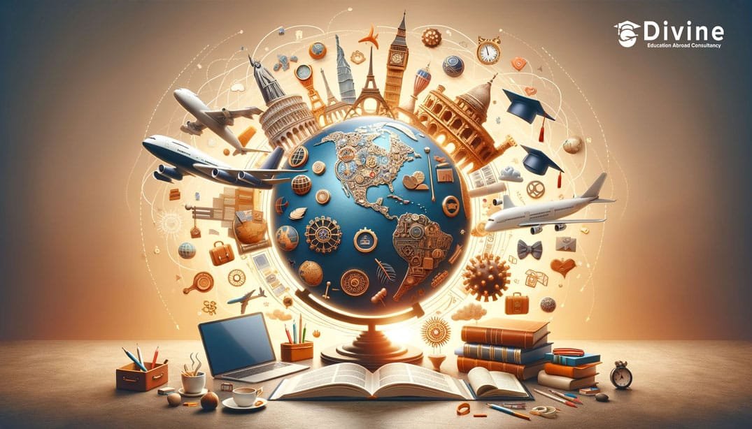 Studying Abroad Made Simple | Your One Stop solution • Divine Education | Quick Access
